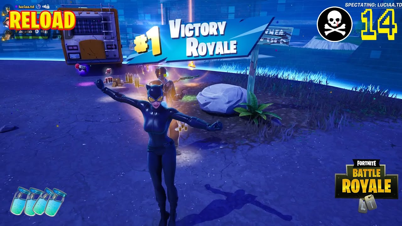 Fortnite Reload Squad | Top 1 | 14 kills Gameplay | Season 2 Chapter 6 ...