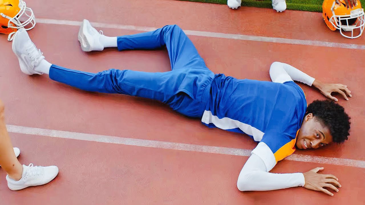 Boy's lower half was twisted in all directions from his upper half ...