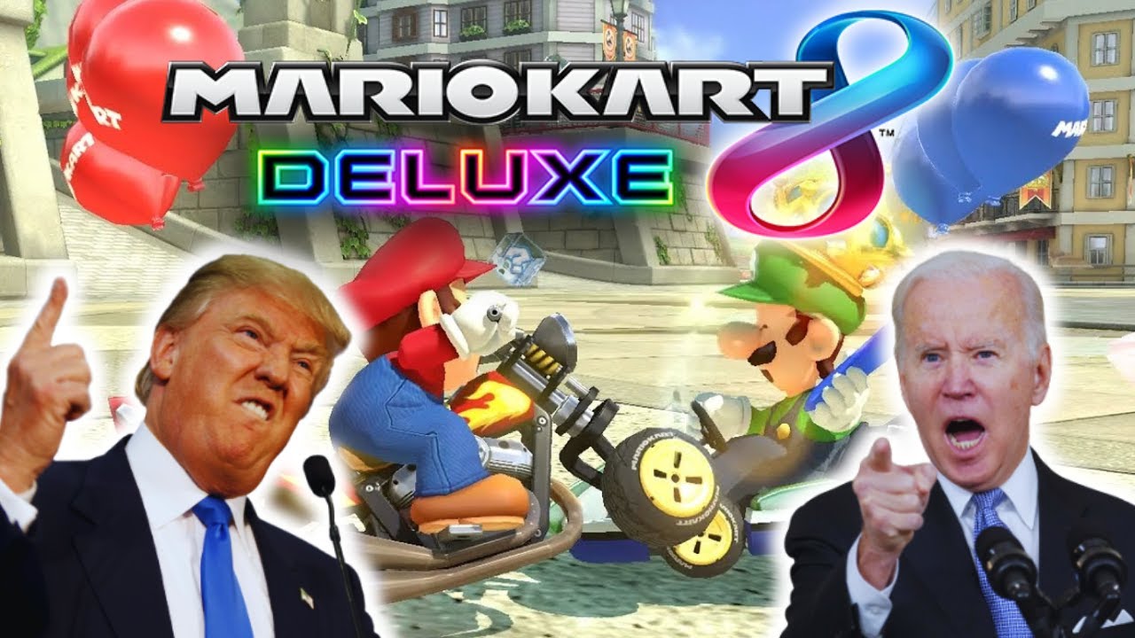 Presidents Play Mario Kart 8 Deluxe (Battle Mode) - YouTube