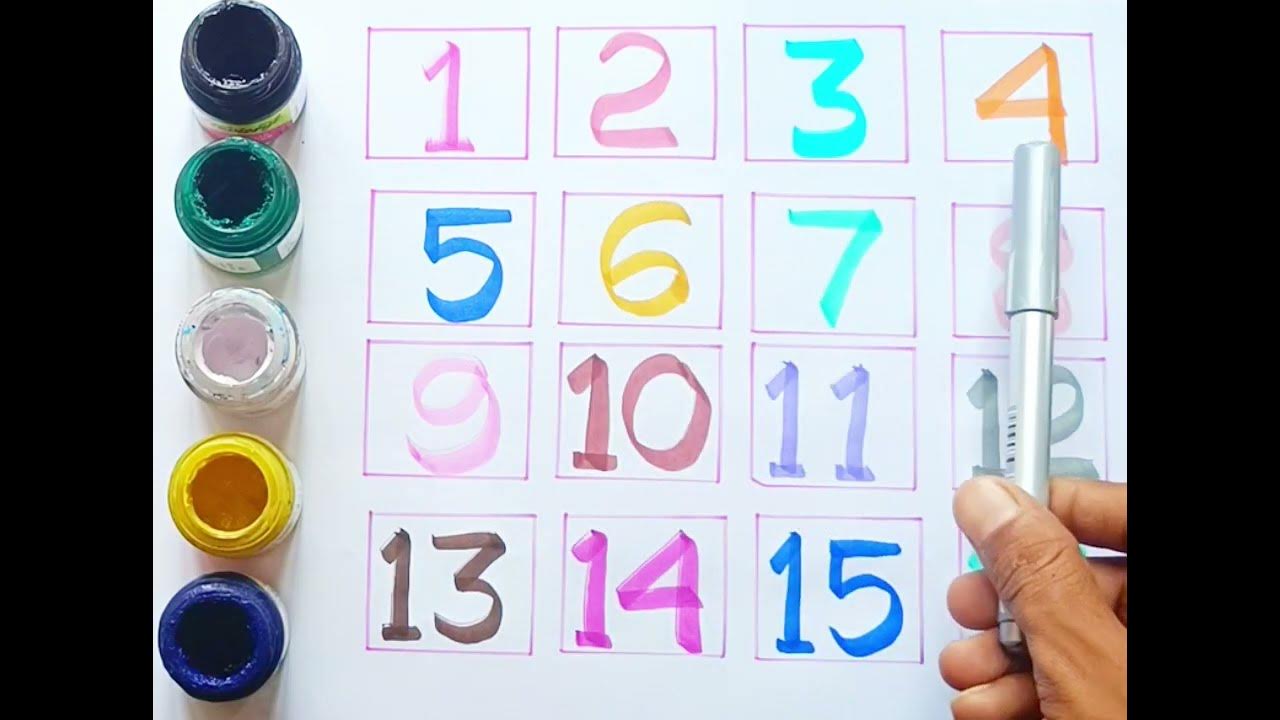 learn to count, one two three Numbers, 1TO 100th counting, ginti ek do tin ,12345 #kids @Edukids ...