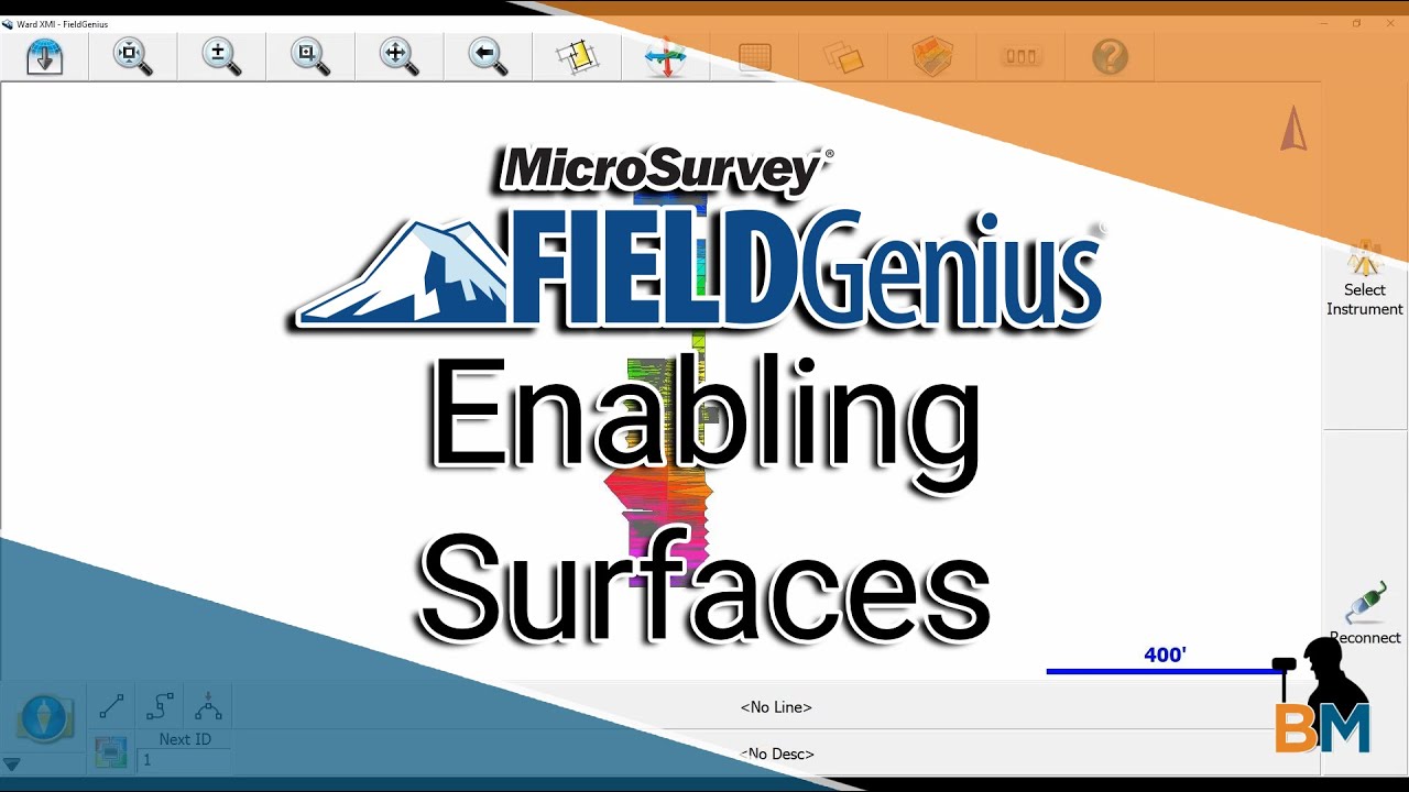 MicroSurvey FieldGenius How To: Enable Surfaces | Bench Mark - YouTube
