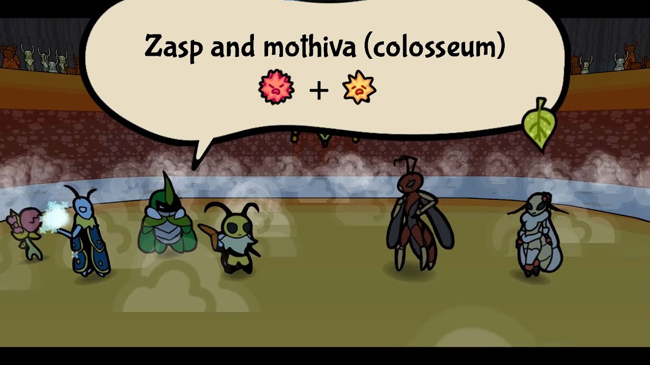 Bug fables: Zasp and Mothiva fight (Colosseum, Hard mode + Hard Hits ...