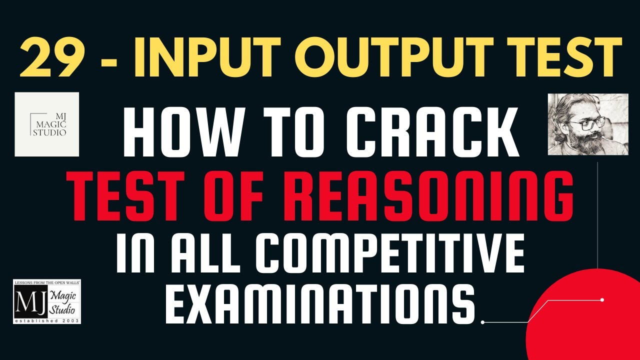 TCS DIGITAL - REASONING QUESTIONS with ANSWERS - INPUT OUTPUT TEST ...