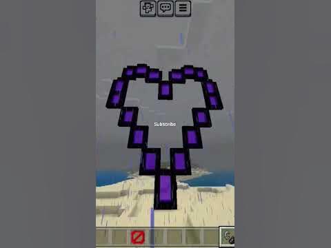 Minecraft___HearT_shape_Nether_portal - YouTube