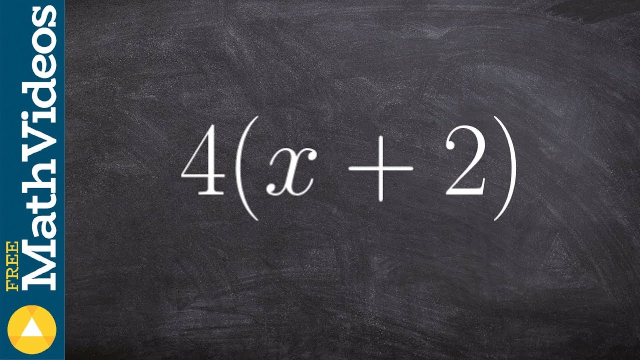 Simplifying An Expression Using Distributive Property Ex1 4 x 2 Simplifying An Expression Using Distributive Property Ex1 4 x 2