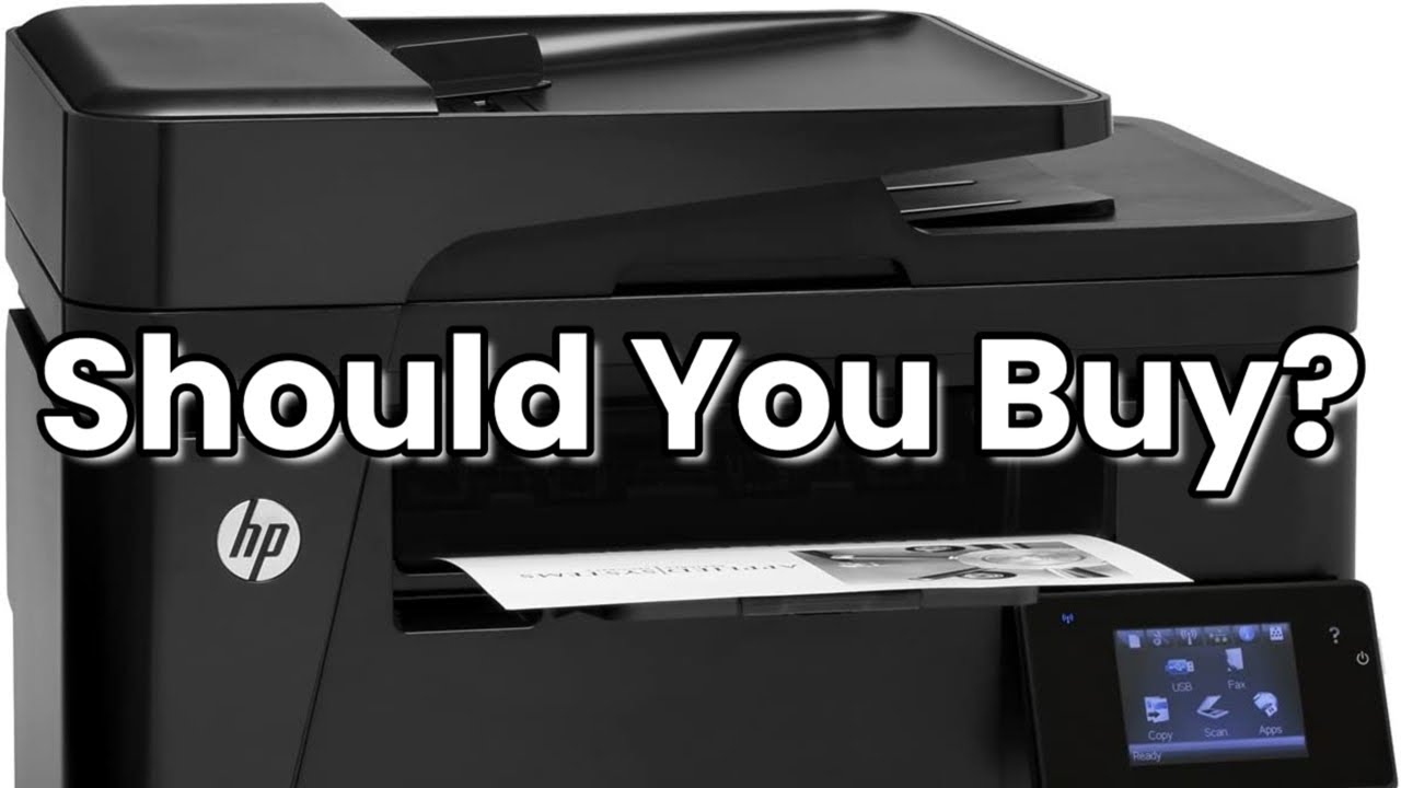 Review HP M225DW Mono Laserjet Pro MFP - YouTube