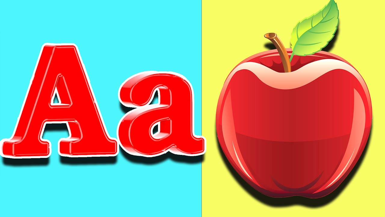 A for apple B for bat | Phonics sound | abcd learning | alphabet learn ...