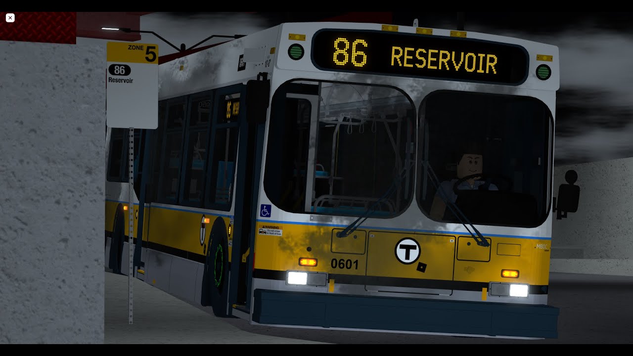 MBTA ROBLOX: Driving a very dirty 2006 New Flyer D40LF on Route 86 to ...