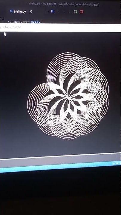 cool python turtle graphics/coding/#shorts - YouTube