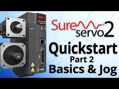 Servo Quick Start Parte 2 - Conceptos básicos y jog - SureServo2 - YouTube