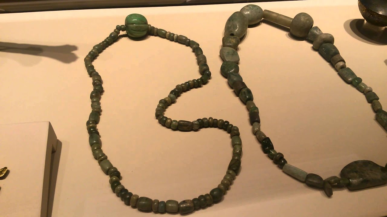 Joyeria en jade maya Mayan treasure Jewerly - YouTube