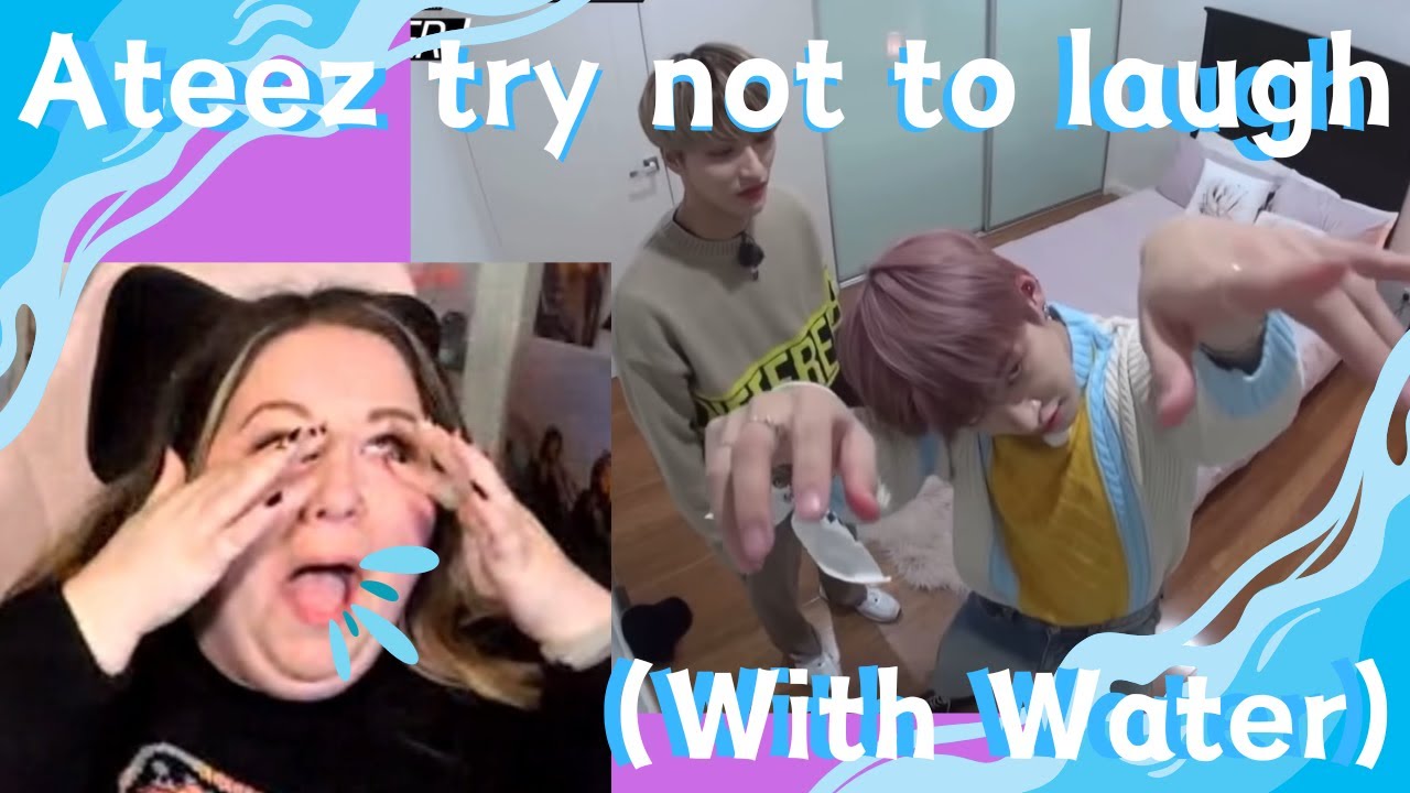 TRY NOT TO LAUGH CHALLENGE (WITH WATER) | ATEEZ CHAOTIC COMPILATIONS ...