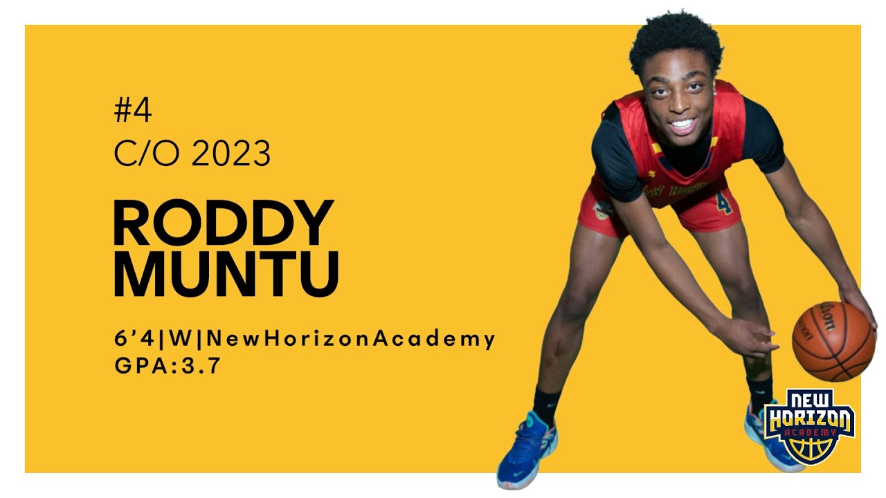 Roddy Muntu | Pre-season Highlights | 6'4 guard | Class of 2023 - YouTube