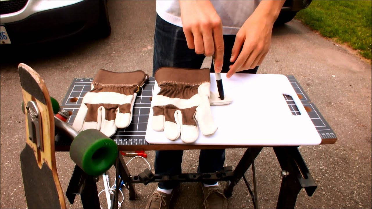 How to make Slide Gloves - YouTube
