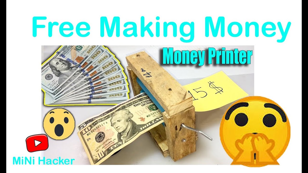 How to Make MONEY PRINTER MACHINE Easily at Home - YouTube