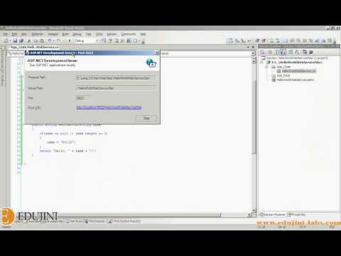 ASP.Net Web Service - Hello World (With Audio) - YouTube