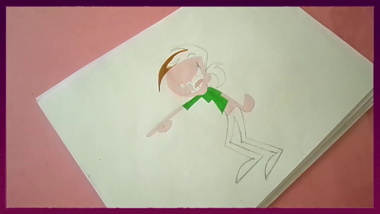 How to Draw and paint a Vicky Padrinos Magicos - YouTube