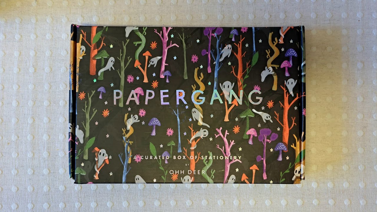 Papergang box October 2023 unboxing. 🌟 Artist Jack Carter.👻 Last box ...