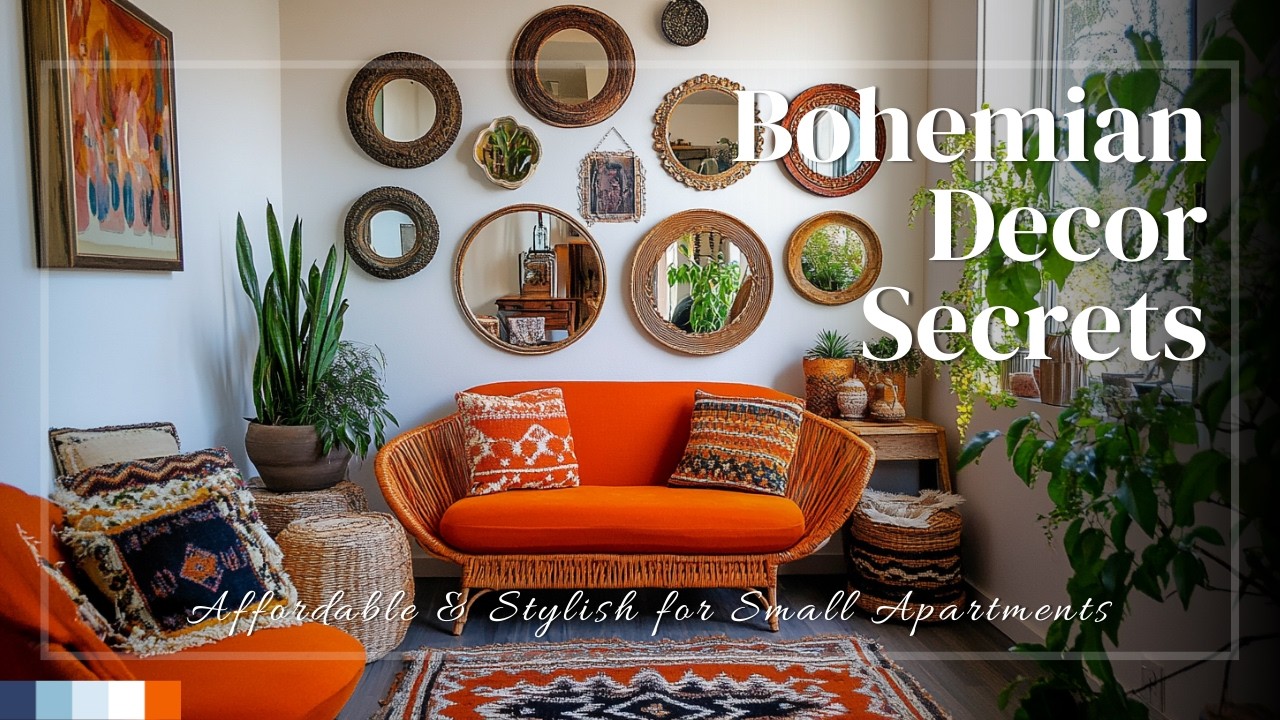 Bohemian Decor Secrets for Small Apartments: Affordable & Stylish - YouTube