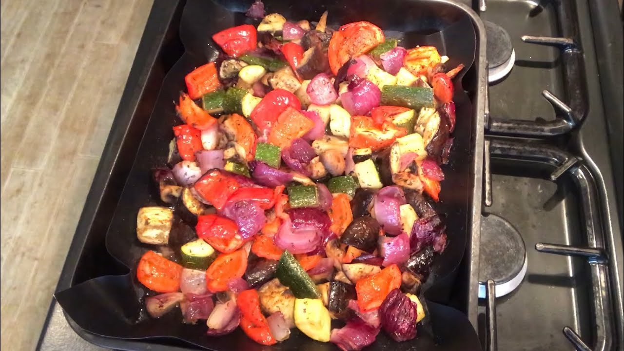 How to make Roasted Mediterranean Veg - YouTube