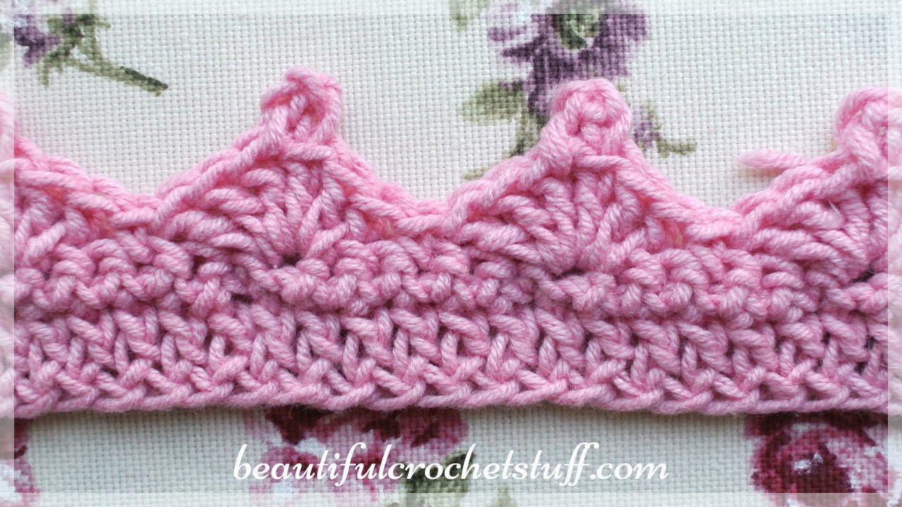 Crochet Border #1 - YouTube