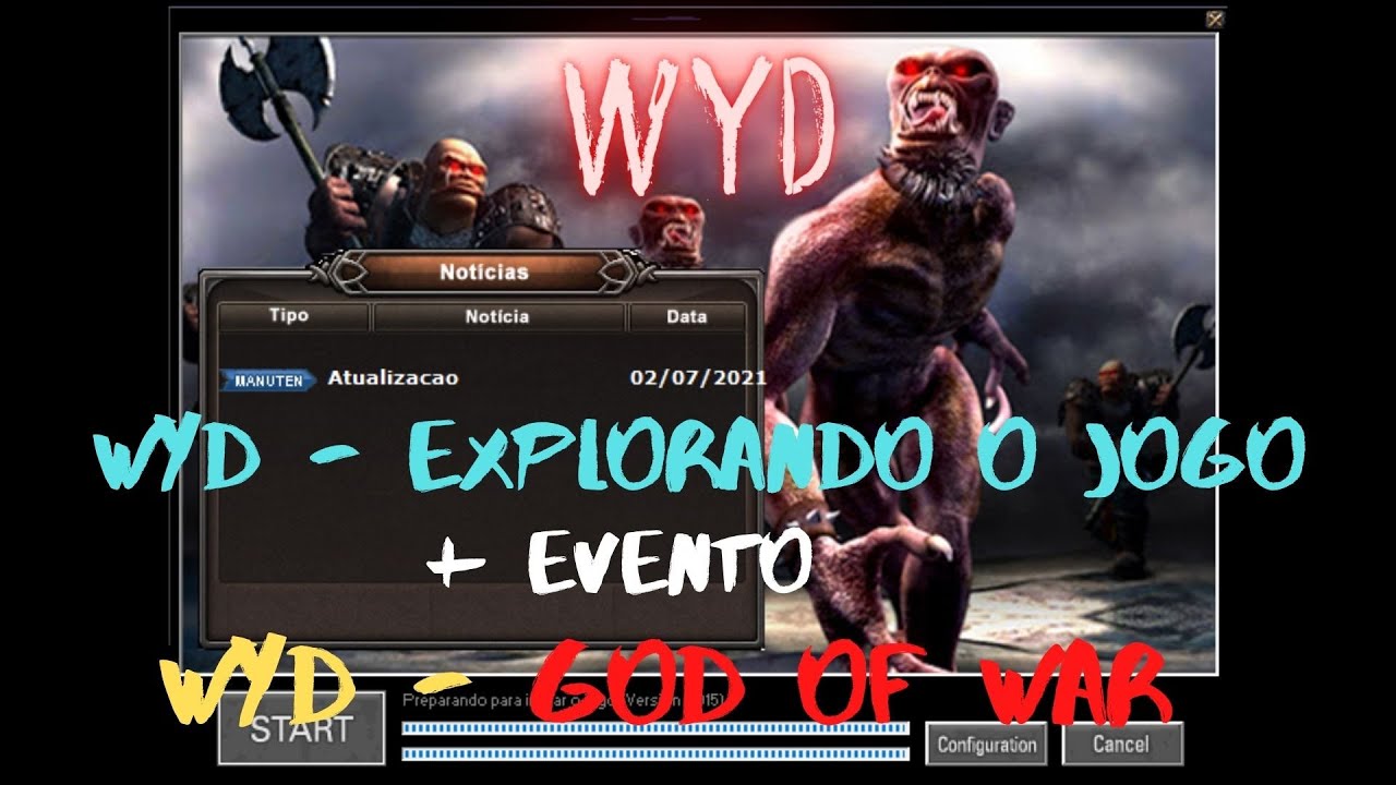 WYD - Explorando o Jogo + Evento - WYD GOW - YouTube