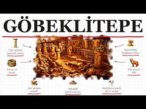 GÖBEKLİTEPE: 11.500 Yıl Önce En Pahalı Şey Taş Değildi