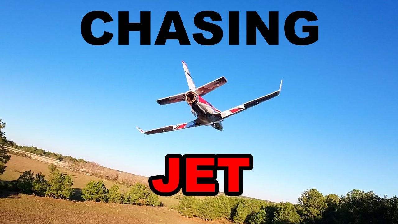 Chasing RC Jet plane - 7" quads, Betaflight 4.5 - YouTube