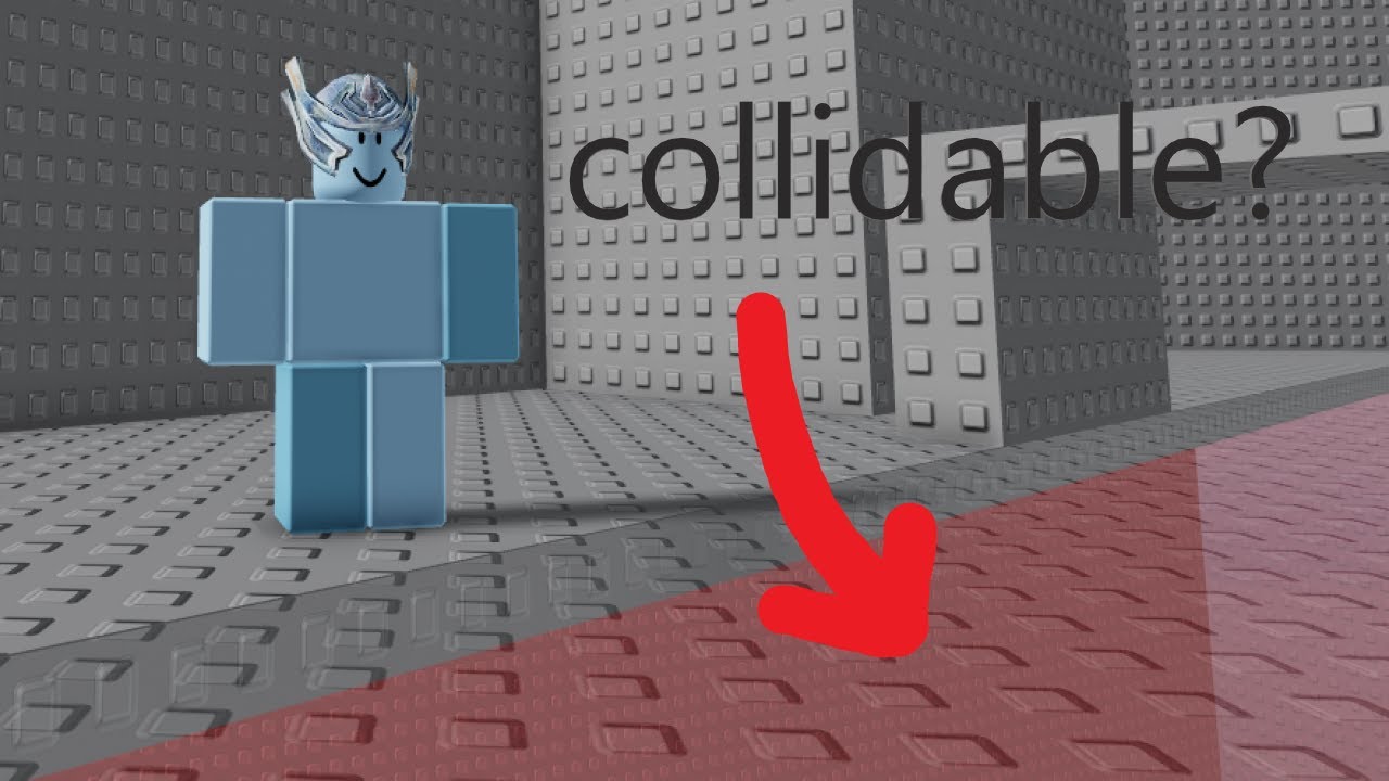 how to test if a transparent part is collidable [JToH] - YouTube