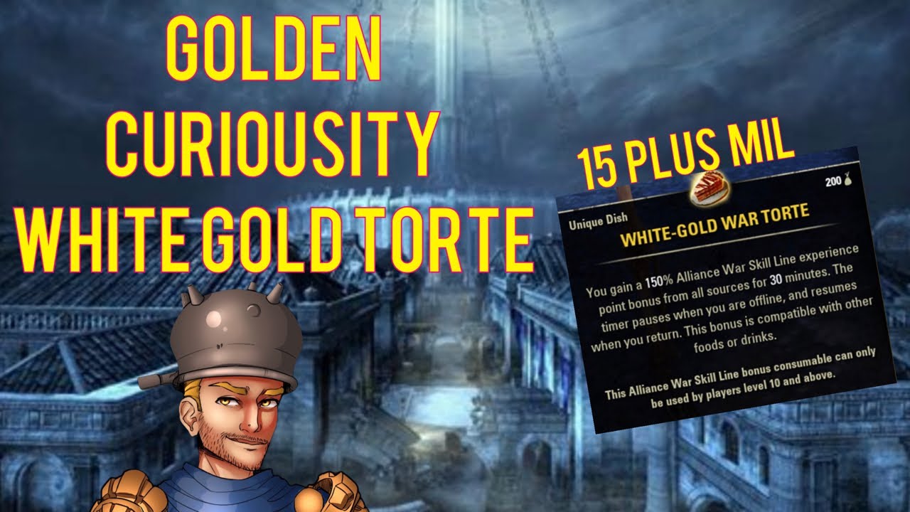 ESO Golden Curiosity // 15 million plus consumable recipe // White-Gold ...