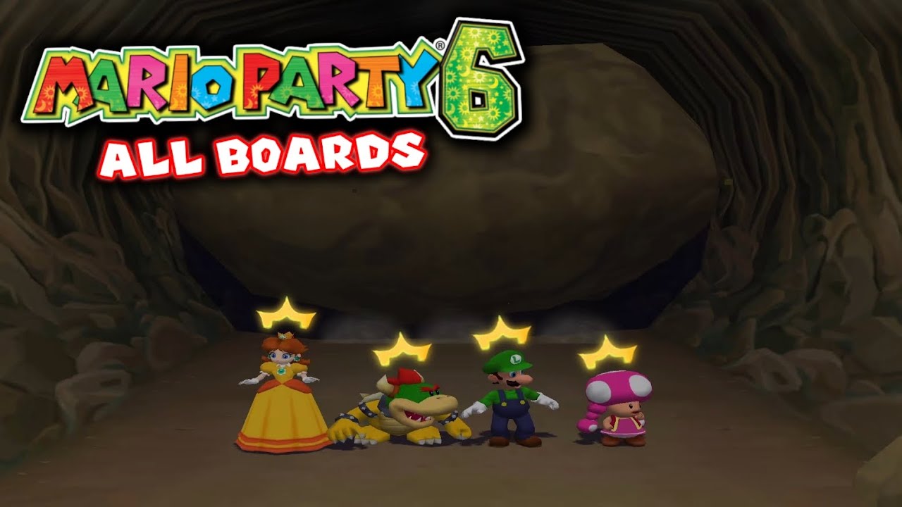 Mario Party 6 - All Boards (Multiplayer, All Minigames, All Characters ...