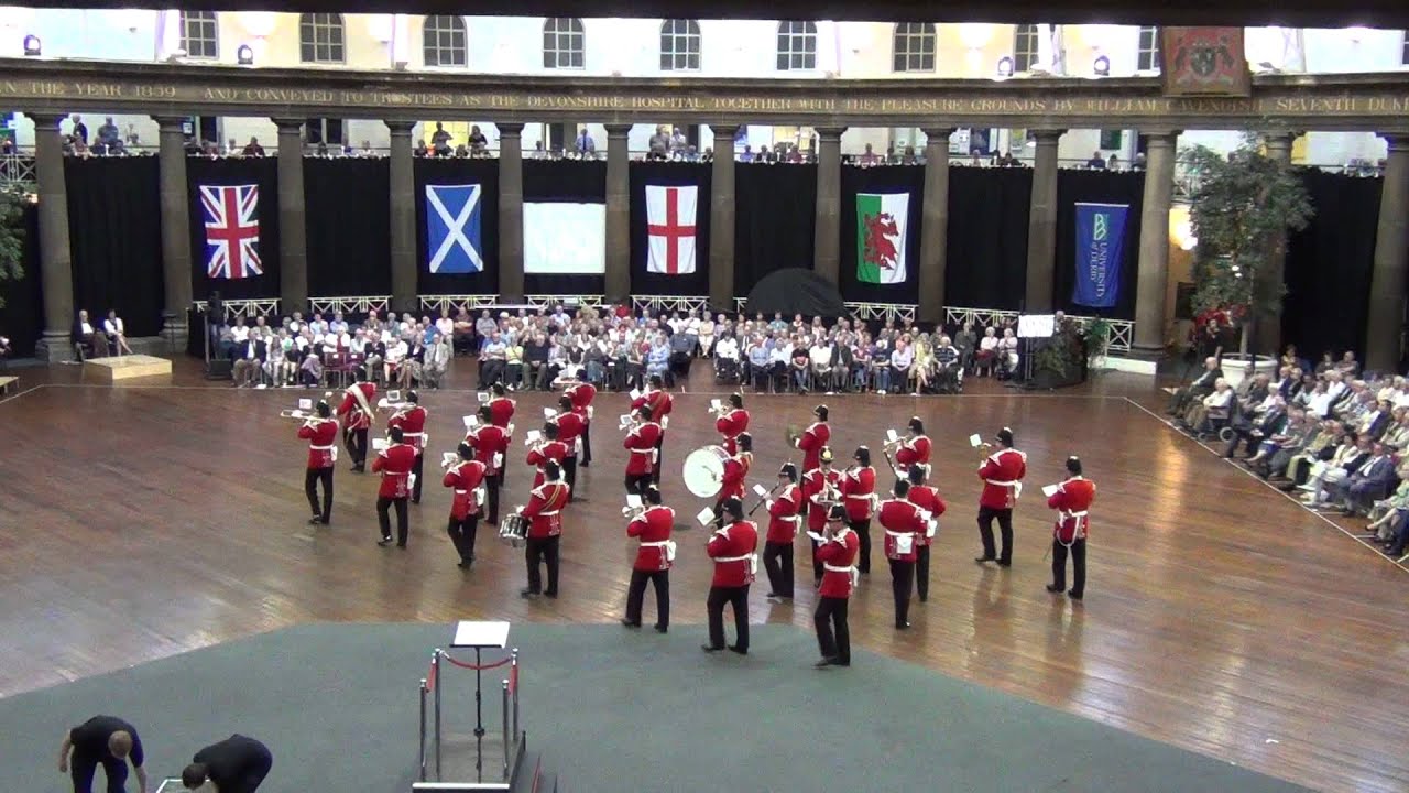 Buxton Military Tattoo Marching Display - YouTube