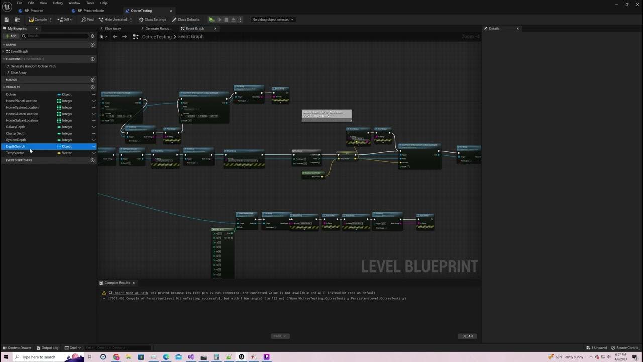 Unreal Engine 5 - Octree implementation 2, Proctree continued - YouTube