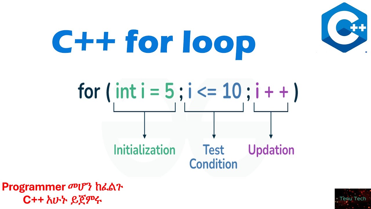 C++ For Loop Tutorial | Learn Looping with Examples (part-9) - YouTube