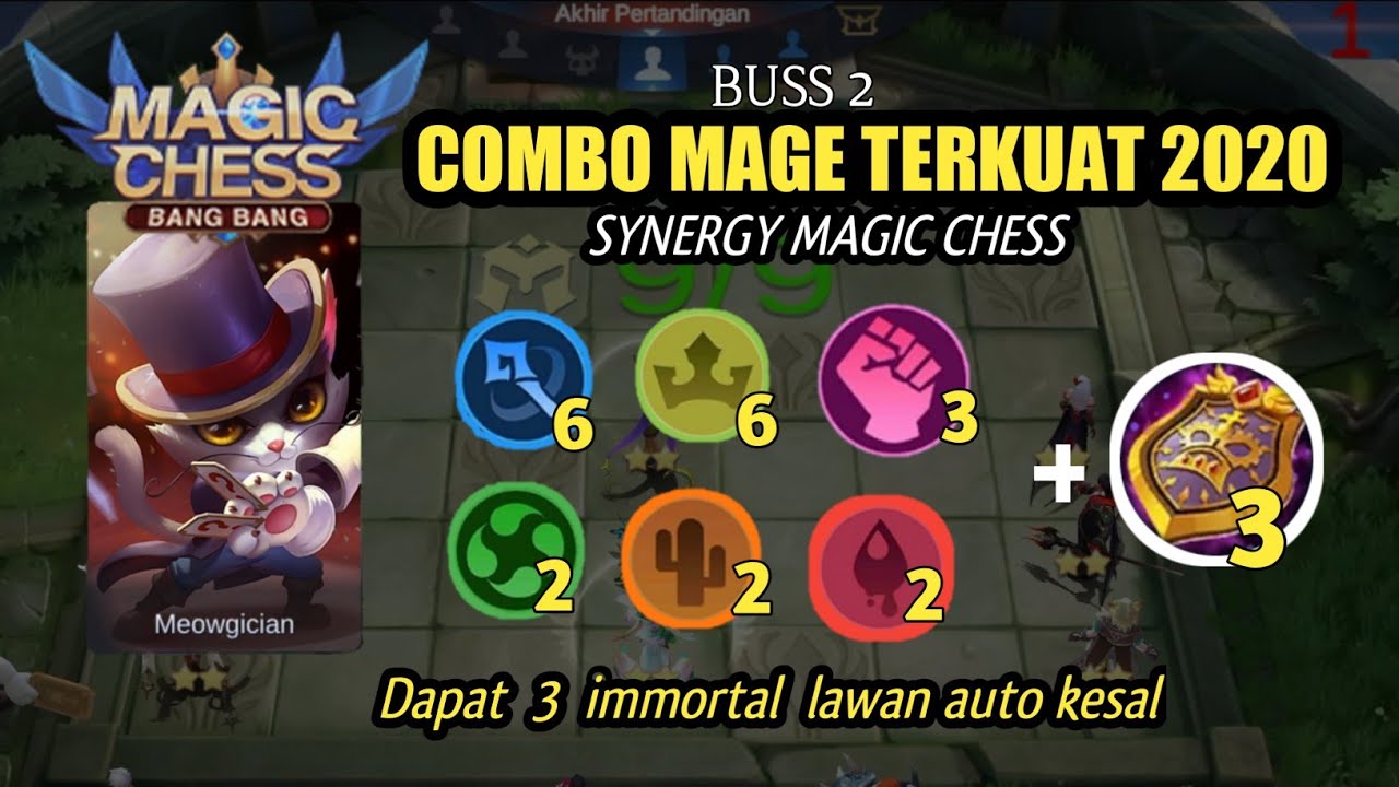 COMBO MAGE TERKUAT MAGIC CHESS 2020 |COMBO 6 IMPIRE DAN 6 MAGE ...