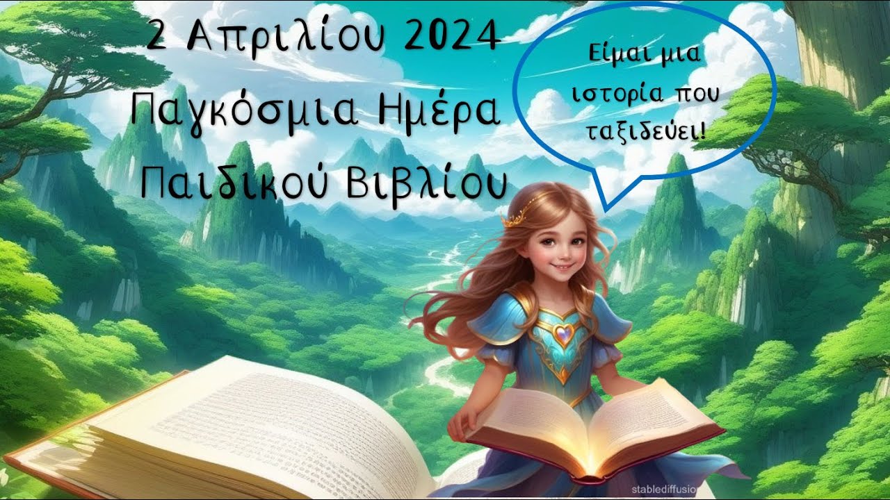 📘📖Παγκόσμια Ημέρα Παιδικού Βιβλίου (2024) -Το μήνυμα📙📗 - YouTube