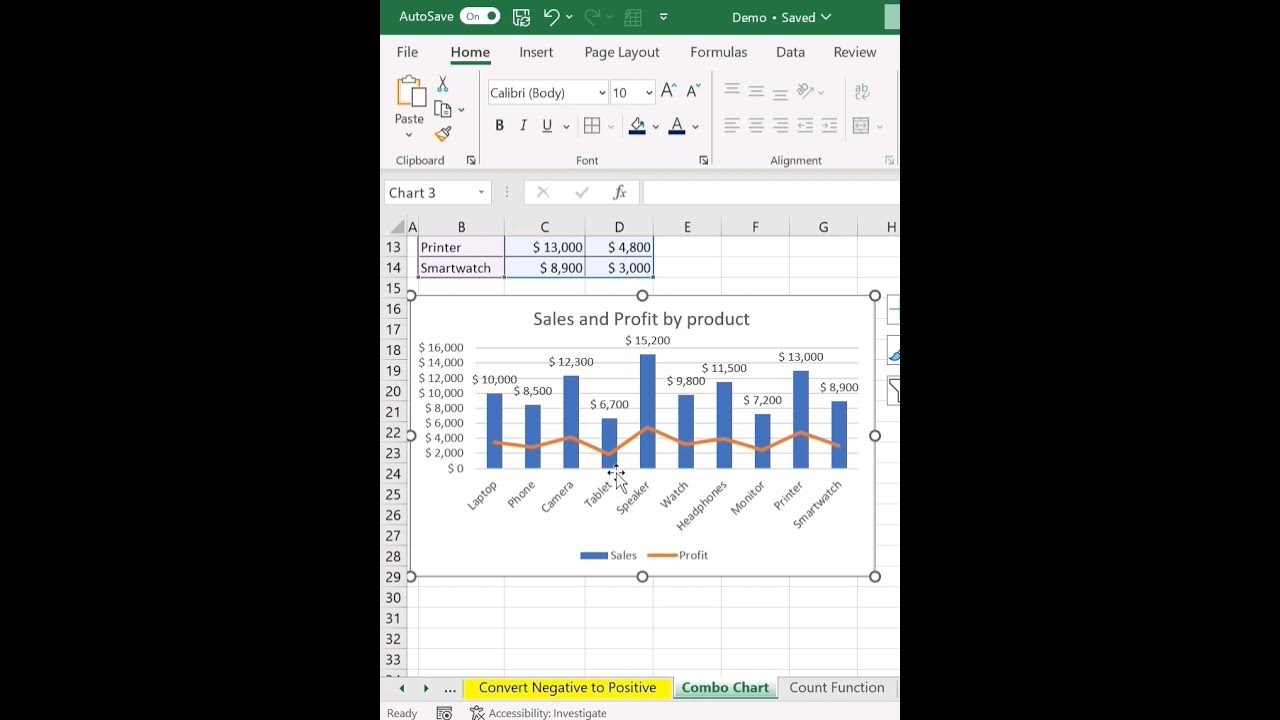 Clustered Column Chart in Excel 📈 #exceltutorials #youtubeshorts #shorts #ytshorts #excel ...
