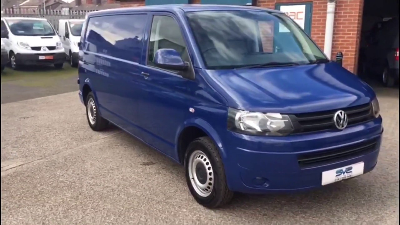 VW T5 Transporter LWB in blue for sale @ Simply Van Sales - YouTube