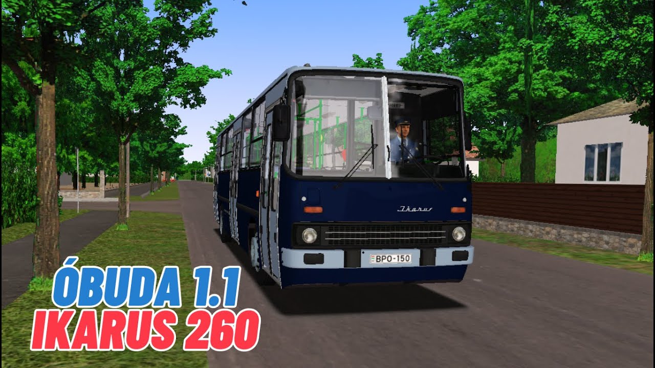 OMSI 2 | Óbuda 1.1 | IKARUS 260.45 (BPO-150) | 106-os járat Árpád Híd ...