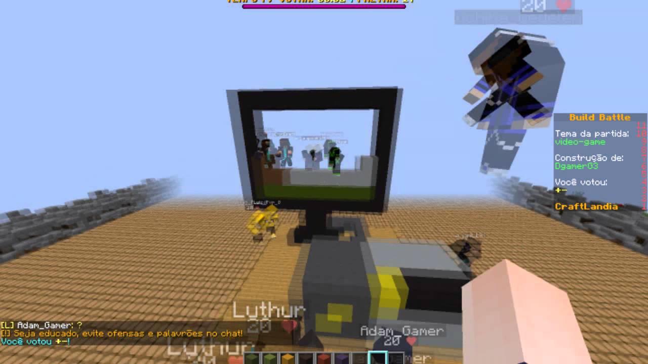 Build Battle #1 Kratos No Buildão - YouTube