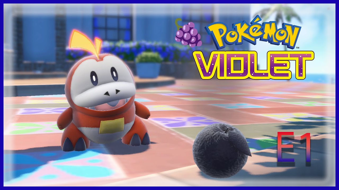Pokémon Violet Ep1 adventure started picking A starter Pokémon - YouTube