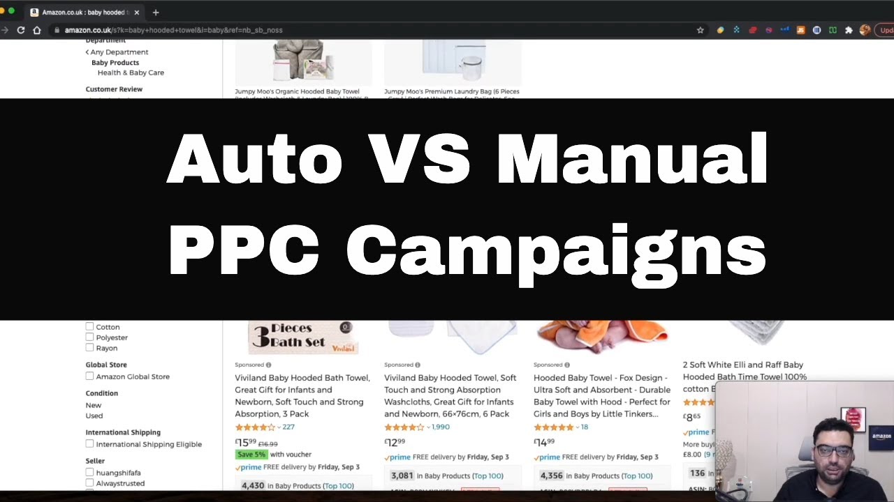 Auto VS Manual PPC Campaigns | Pay Per Click Campaigns | Amazon FBA ...