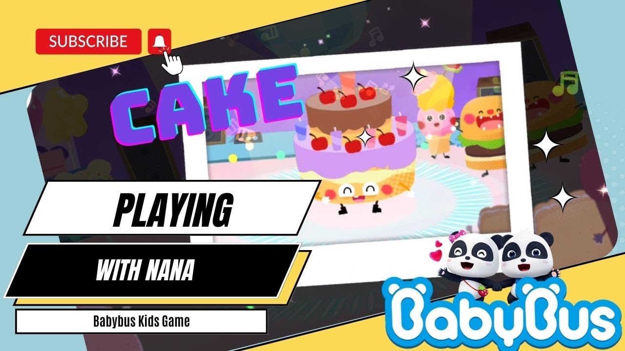 BabyBus Fun in the Kitchen Kiki and Miu Miu Bake Delicious Birthday Cakes! - YouTube