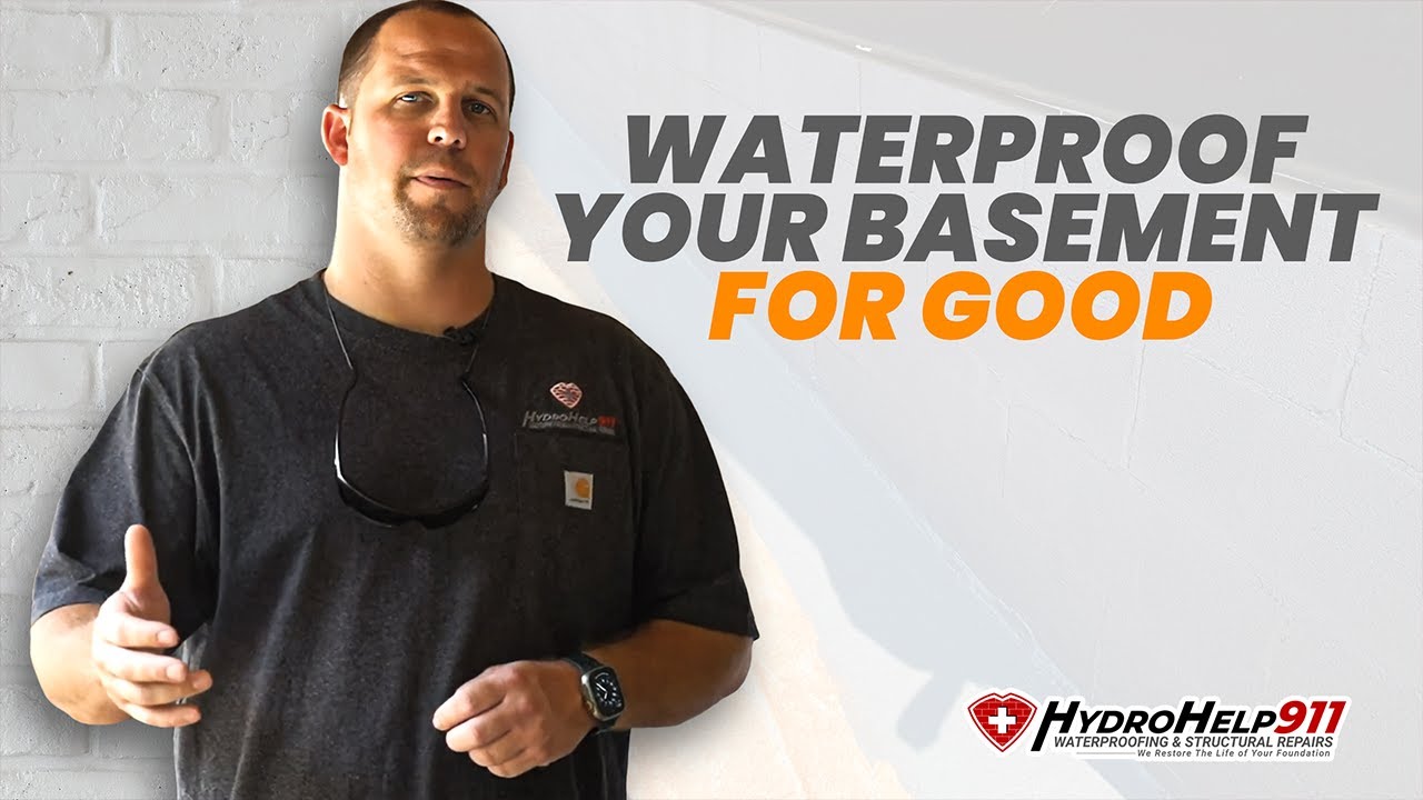 The Best Way To Waterproof Your Basement FOR GOOD! | HydroHelp911 ...