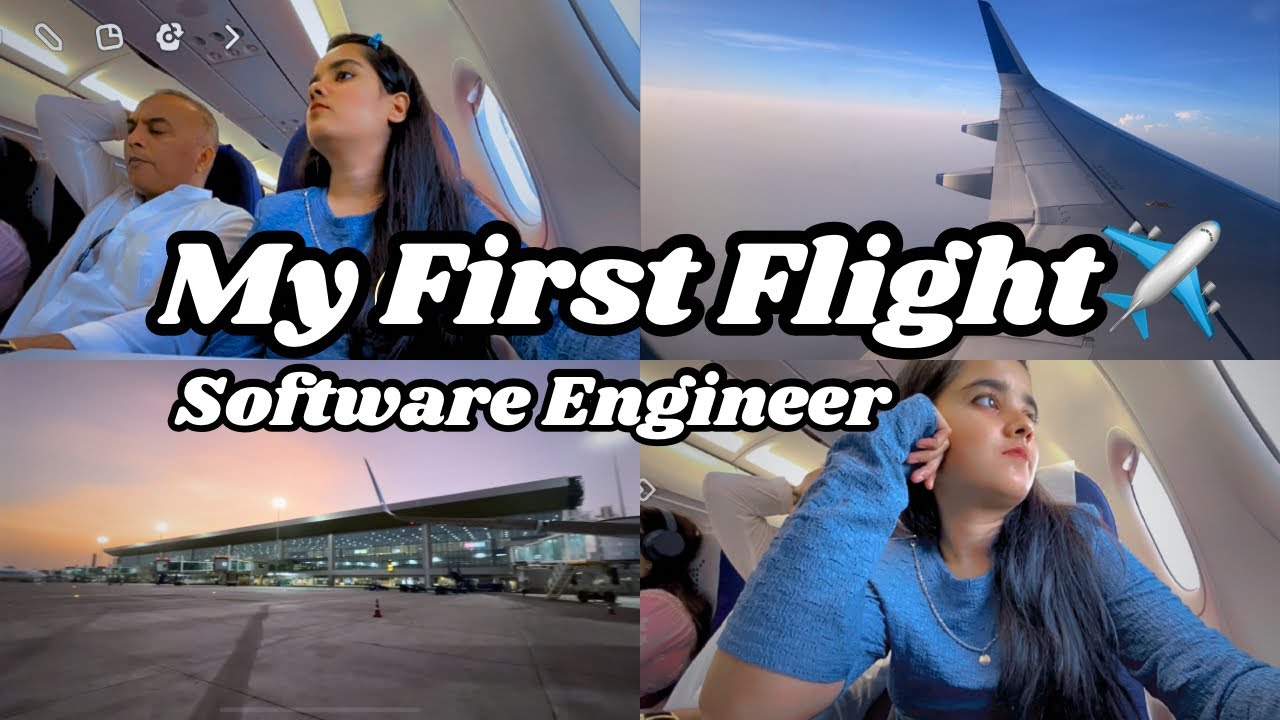 My First Flight Experience ️ ️🥹 Youtubeshorts Softwareengineer Meghss Youtube