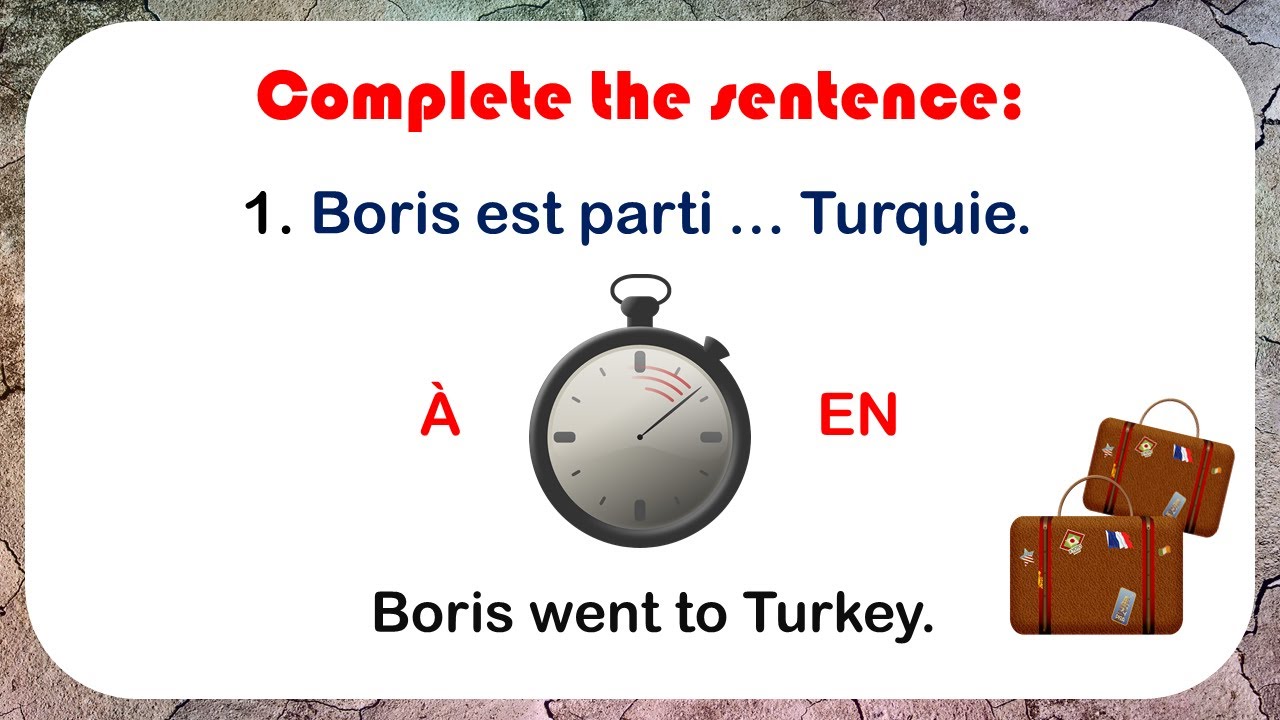 CAN YOU SCORE 10/10? French Preposition Quiz | Special Countries and ...