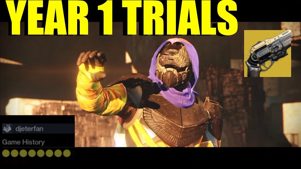 Destiny 1 YEAR 1 Trials Of Osiris FLAWLESS GAME With Last Word (Destiny ...