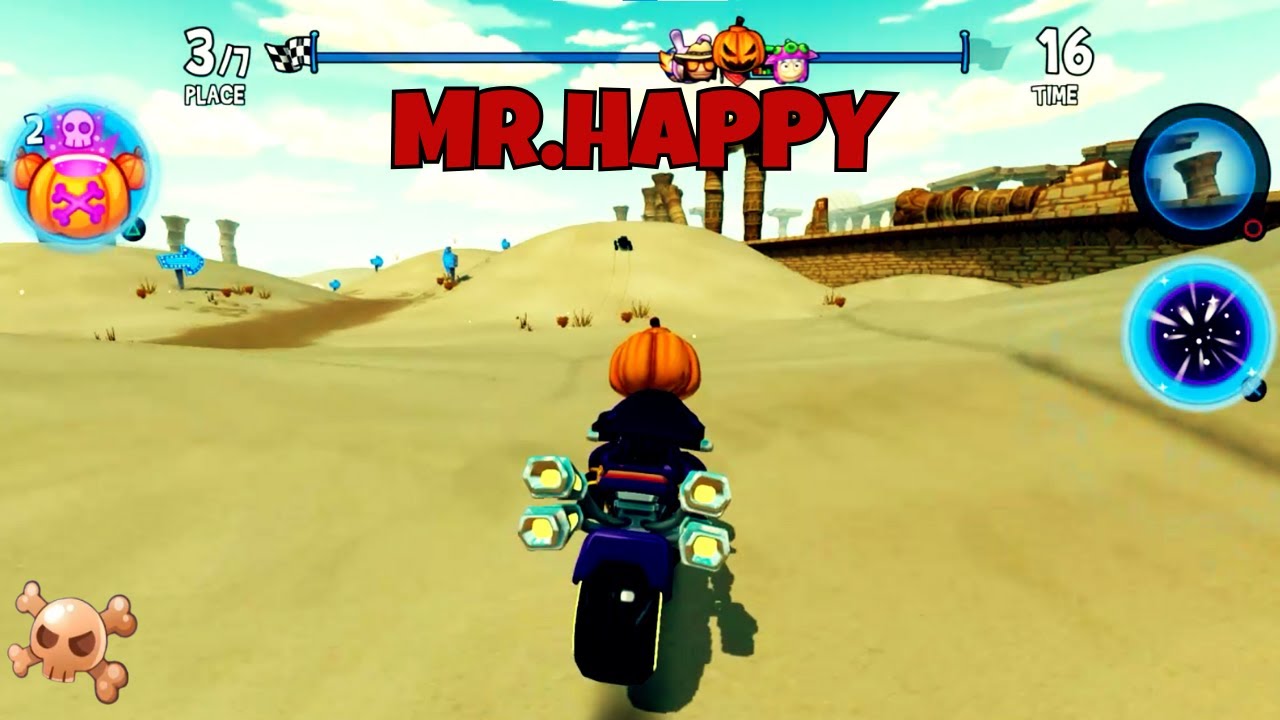 Unstoppable Mr. Happy Pulsar in Beach Buggy Racing 2! 🚀 - YouTube