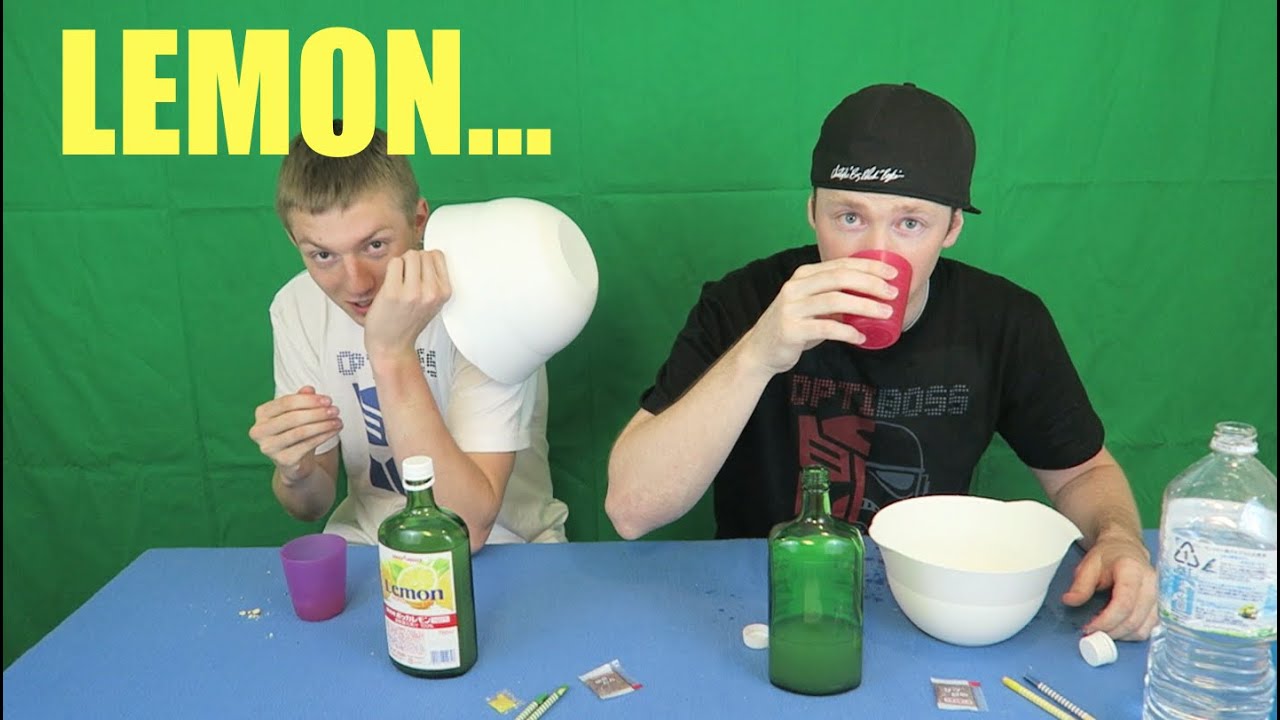 Lemon Juice Challenge. Warning: VOMIT ALERT! - YouTube