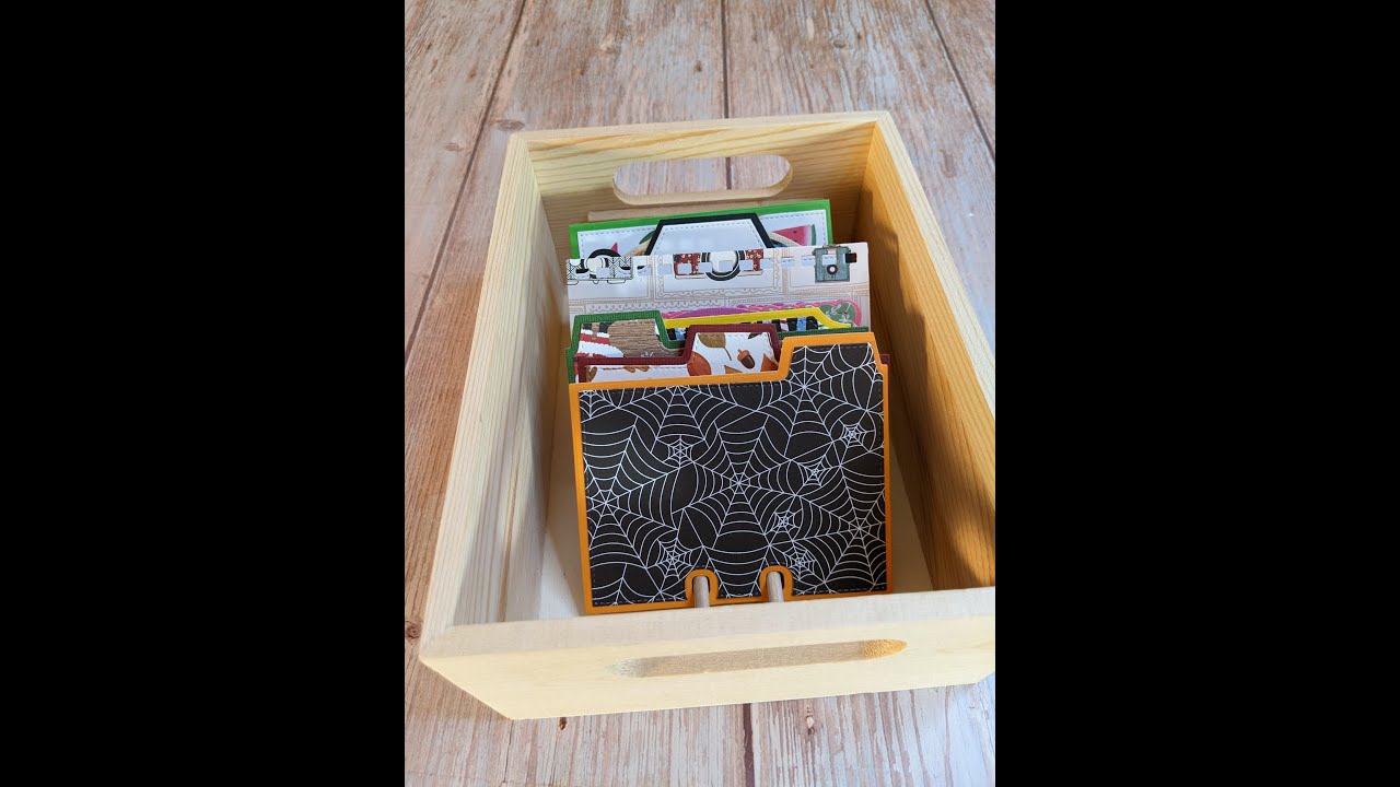 How to make Memory Dex cards using metal dies - YouTube